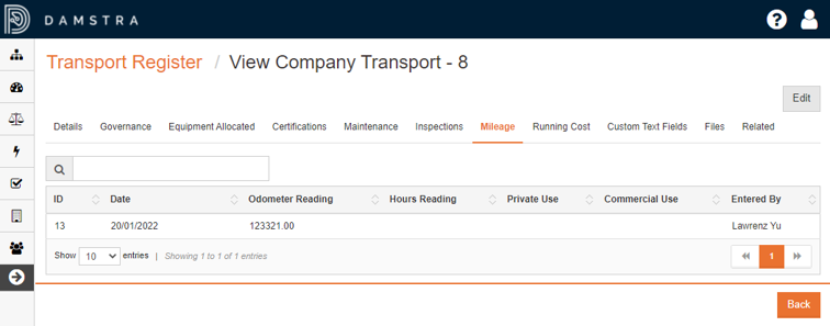 DS Release 27 Jan 2022 - Integration between Safety and Forms (Vehicle Inspection Form) – Damstra