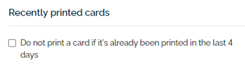 Print Card Access – Damstra