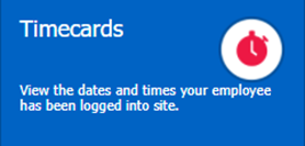Timecards in TWMS Company Portal – Damstra