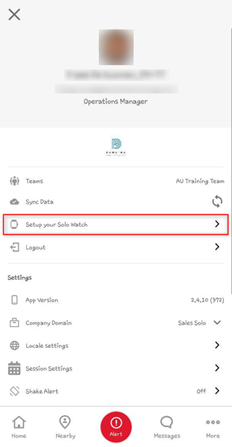Registering Solo Watch via Knox Management – Damstra