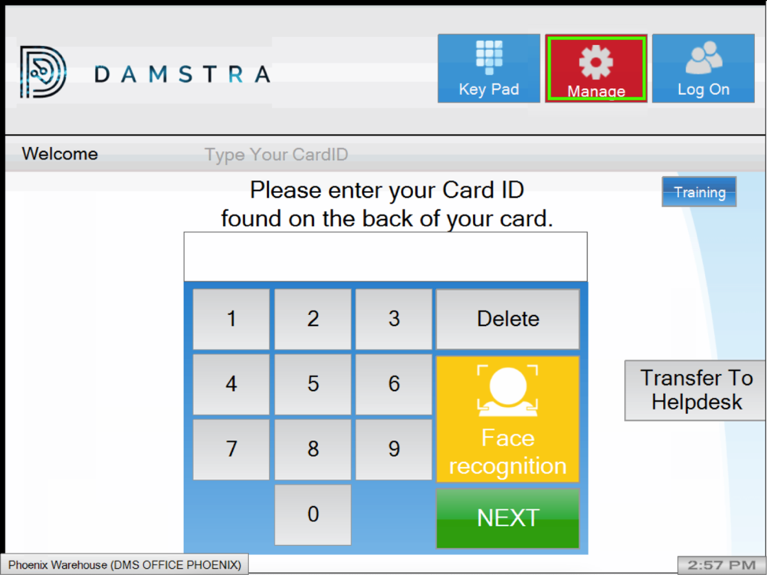 Enrollment: Facial Recognition – Damstra