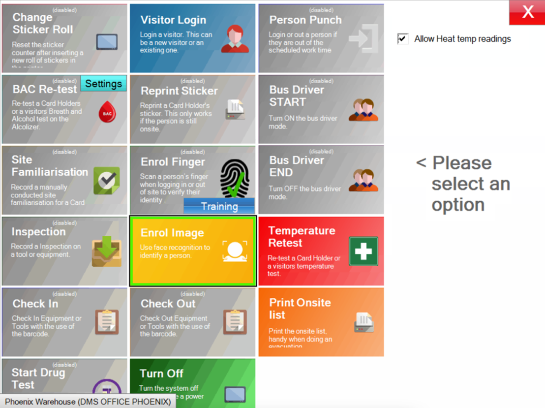 Enrollment: Facial Recognition – Damstra