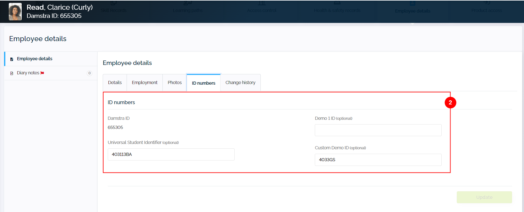 Custom IDs – Damstra