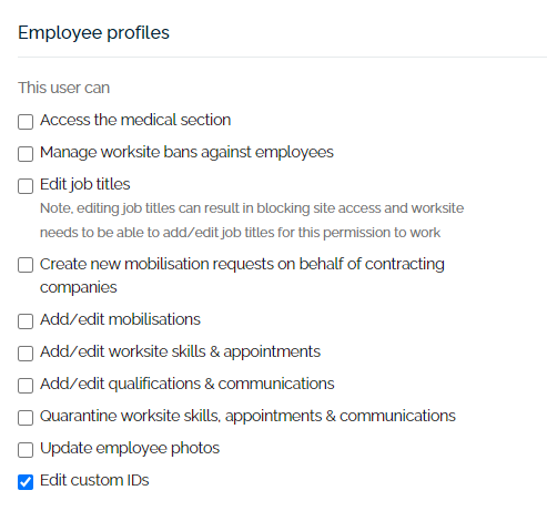 Custom IDs – Damstra