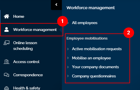 Employee Mobilisations Overview – Damstra