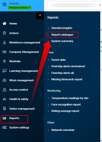 Report Catalogue Overview – Damstra