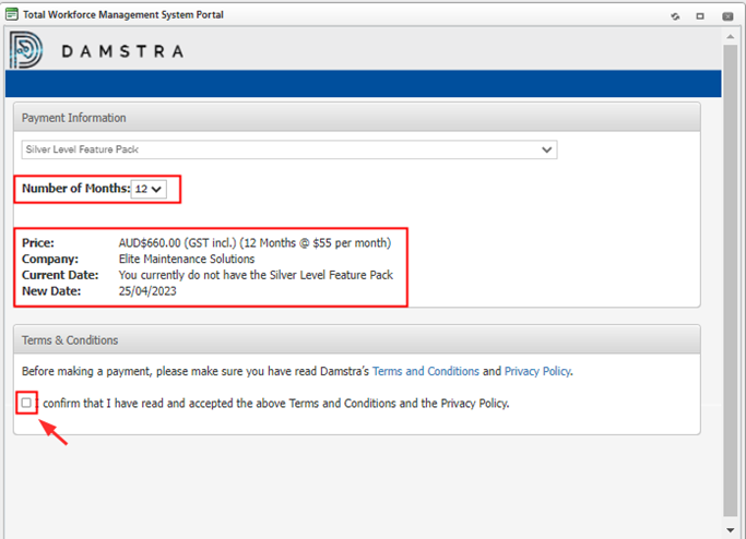 Upgrading Portal Package – Damstra