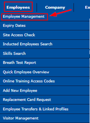 Declined New Employee Registration – Damstra