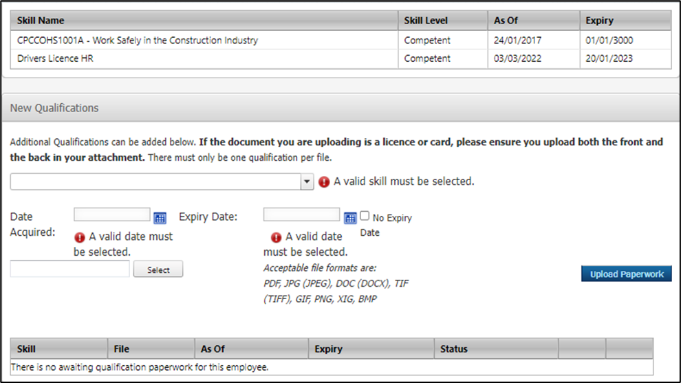 Additional Qualifications – Damstra