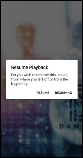 Watching and Completing Lessons – Damstra