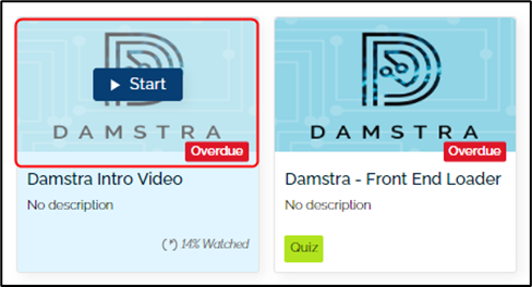 Watching and Completing Lessons – Damstra
