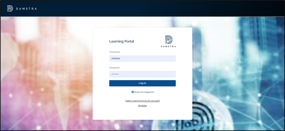Damstra Learning - How to Reset Password – Damstra