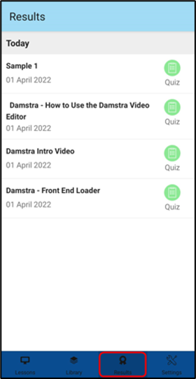 Completed Lessons – Damstra